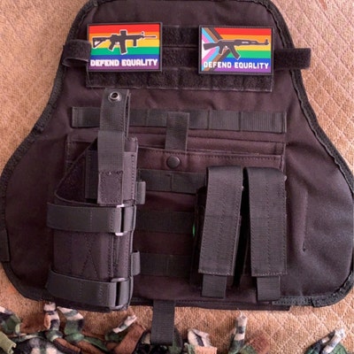 AR-15 Defend Equality LGBTQ Gay Pride Flag and Rifle PVC Patch With ...