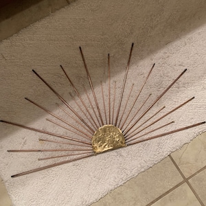 Abstract Metal Wall Art, Metal SUNBURST, Metal Sun, Abstract Art, Wall ...