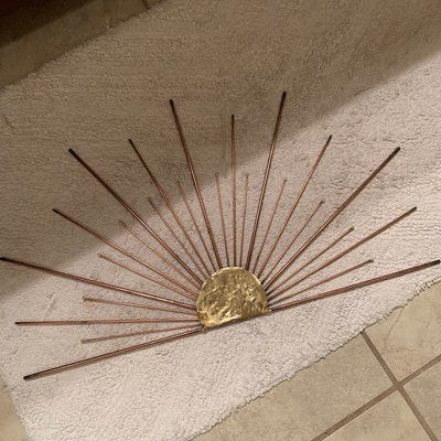 Abstract Metal Wall Art, Metal SUNBURST, Metal Sun, Abstract Art, Wall ...