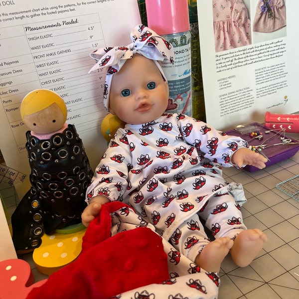 12 Inch Doll Clothes Patterns, Set of 12 PDF Doll Clothing Patterns for ...