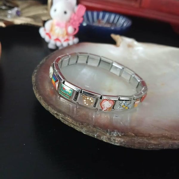 18 Links Italian Bracelets, Custom Vintage Italian Bracelets ...