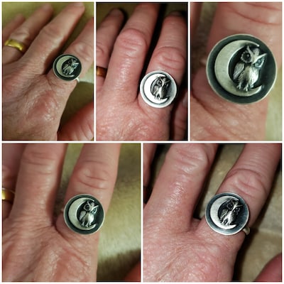 Silver Heart Ring Dainty Heart Ring Art Nouveau Ring Silver - Etsy