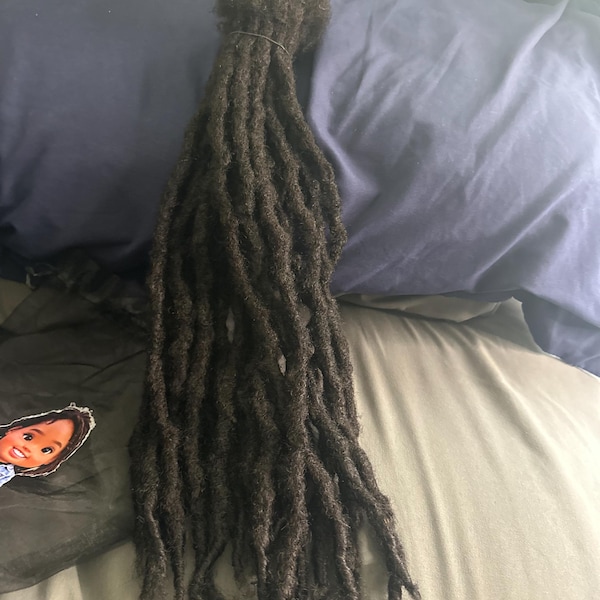 100 Locs Anwi Textured Human Hair Loc Extensions With Curly Tips ...