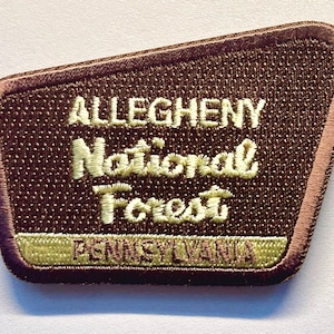 National Forest Patch / Embroidered Iron on Patch / National Park ...