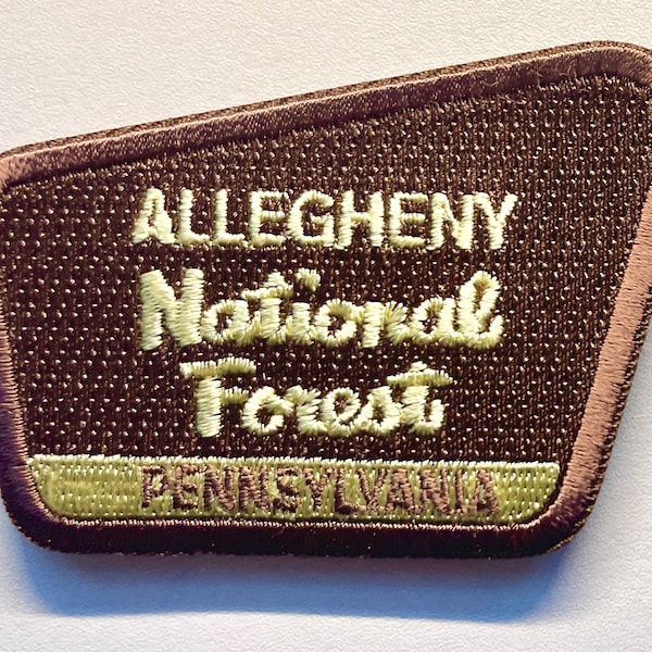 National Forest Patch: Embroidered Iron-on Souvenir - Etsy
