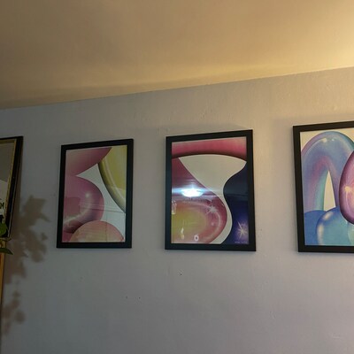 Y2k Print 2000s Aesthetic Maximalist Room Decor Abstract Trendy Funky ...