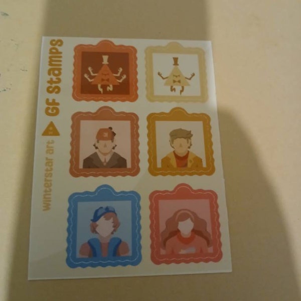 Pines Family & Bill Cipher Sticker Sheet - Etsy
