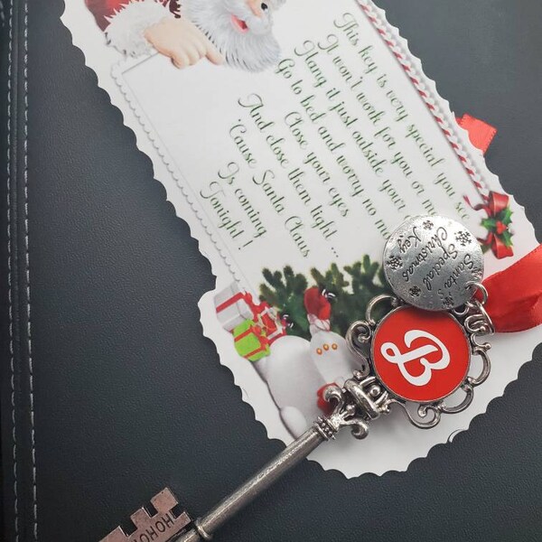 Santa Key Christmas Key Santa’s Magic Key Christmas Decor Personalized ...