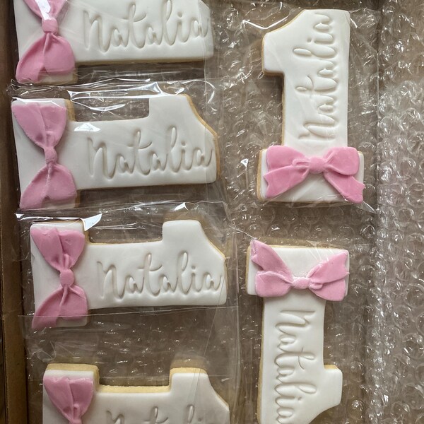 Number Iced Biscuits (any Theme) - Etsy UK