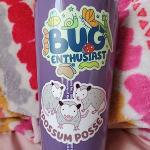 Bug Enthusiast Insect Lover Vinyl Sticker, Entomology Gift, Cute Water ...