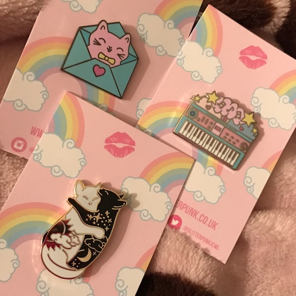 Pick Any 3 Pins - Cute Enamel Pin Set Pin Set Pin Gift Pin Collection ...