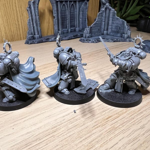 Female Space Viking Terminator Torso Conversions for 28mm Prime Sci-fi ...