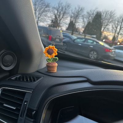 Cute Car Dashboard Decor Mini Frog Cat Ornament Car Accessories Decor ...