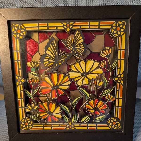 Cheerleading Shadow Box Svg, Shadow Box Svg, Cheerleading Svg, Cheer ...