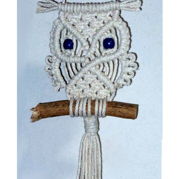DIY Macrame Owl PDF by Macrame School ( Step by Step Guide, Beginner ...