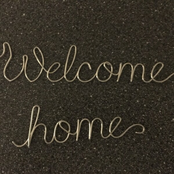 Wire Word Home,wire Words,home,wire Script Words,wire Cursive Words ...