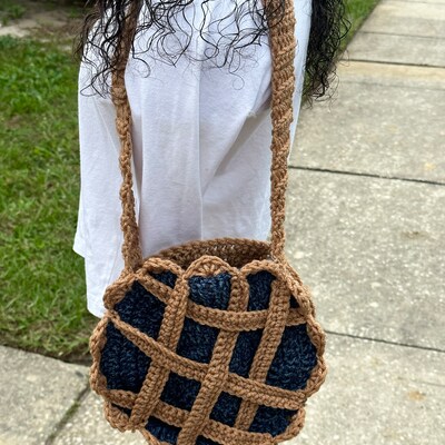 Cherry Pie Purse Crochet Pattern Cottagecore Nature Woodland Aesthetic ...