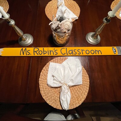 GIANT Personalized Pencil, Teacher Gift, Teacher Appreciation ...