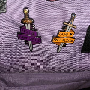 Enamel Pin Percy Jackson Inspired - Etsy