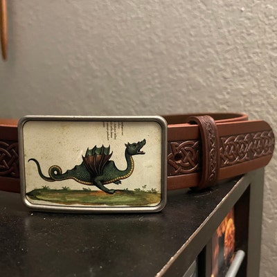 Wild West Cowboy Cactus Rose Belt Buckle - Etsy