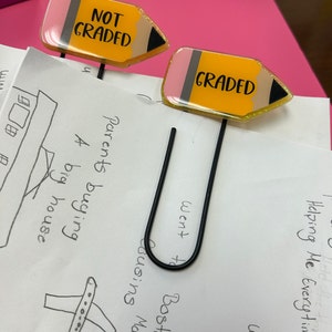 Jumbo Paper Clip, Set of 2, Paper Holder Clip, Appreciation Gift for ...