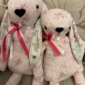 Adorable Bunny Rabbit Plush DIY Pattern digital File, Written ...