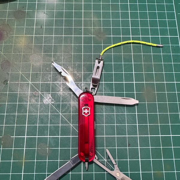 Custom Modified (SAK) Victorinox (genuine)58mm Scales With Clip ...