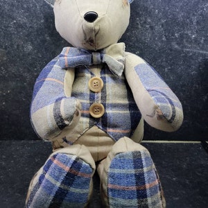 Simplicity A2115 Pattern Memory Bear Pattern Plush Sewing Pattern ...