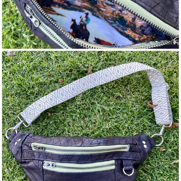 Hip Bag SEWING Pattern, VIDEO, 2 Sizes, Hipster Pouch, Fanny Pack ...