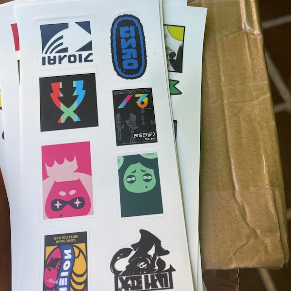 Splatoon Stickers Splatoon Inspired Fan-art Badge Stickers 100 ...