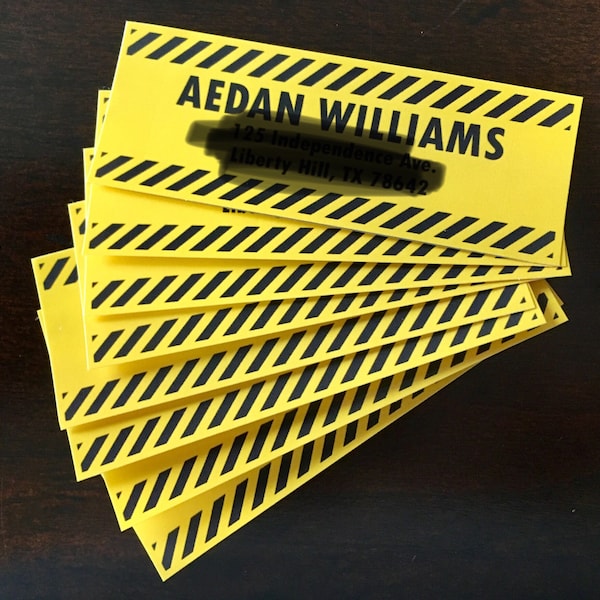 Printable Religious Return Address Label, Personalized Address Label ...