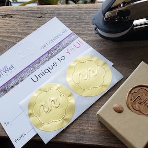 Foil Stickers, Round Metallic Stickers, Silver Stickers, Gold Stickers ...