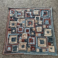 CROCHET PATTERN - Square Scramble - Crochet Blanket Pattern, Baby Throw ...