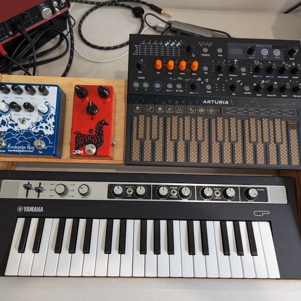 Desktop Pedalboard / Angled Pedalboard / Guitar Pedals Display ...