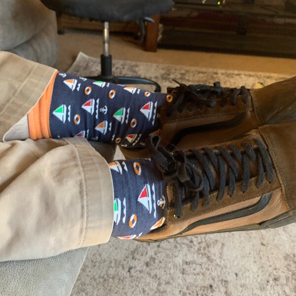 Space Galaxy Socks With Planets Groomsmen Gift Men's Mid Calf Socks ...