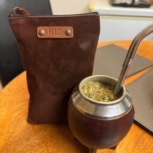 Matera Mate Gourd Set Bag Yerba Mate Set Bag Yerba Mate Carry Yerba ...