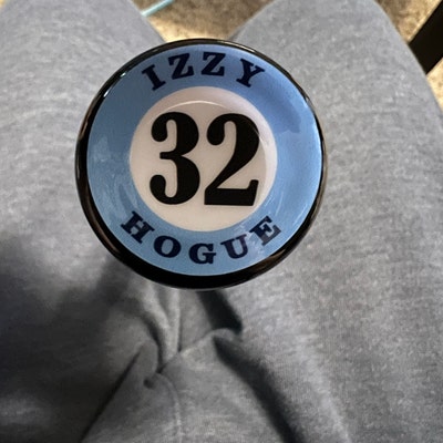 Personalized Baseball Bat Knob Decals, Choose Text, Number & Colors ...