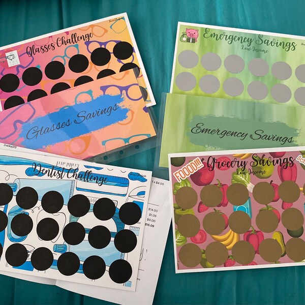 New Mystery Scratch Offs 5x7 updated Amounts - Etsy