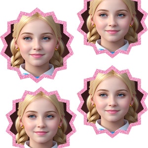 Editable Doll Birthday 8x10 Table Sign Bundle, Doll Printable Download ...