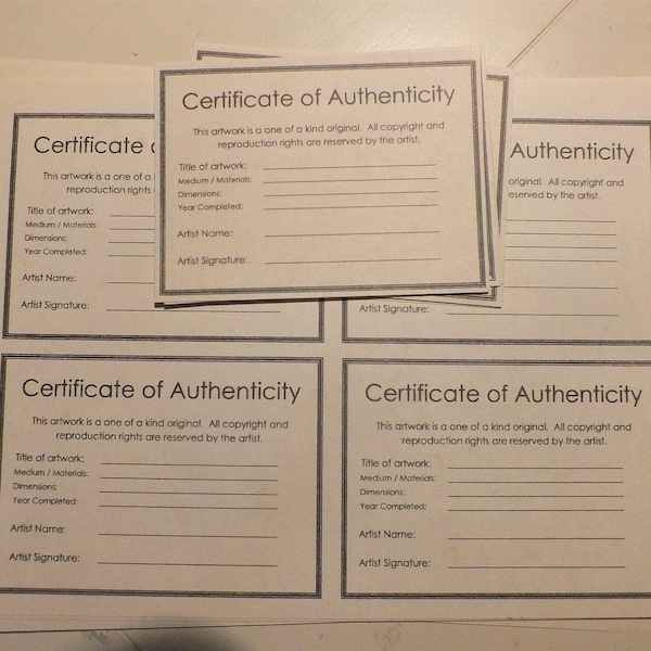 Art Exhibition / Museum Display Cards / Artwork Labels for Artists ...