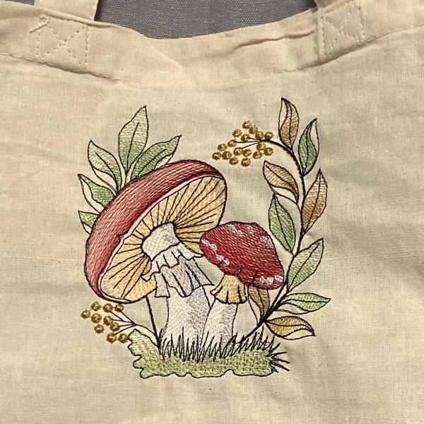 Toadstool Mushroom Machine Embroidery Designs Instant Download Small ...