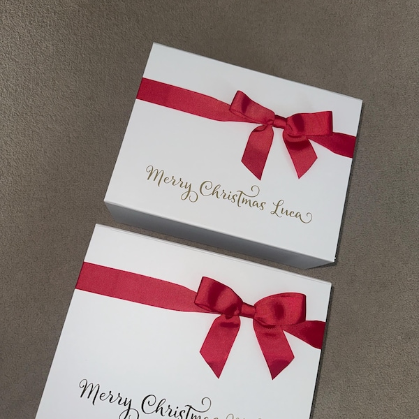 Leopard Print Gift Box With Pink and Grey Pattern and Pink Ribbon Gift ...