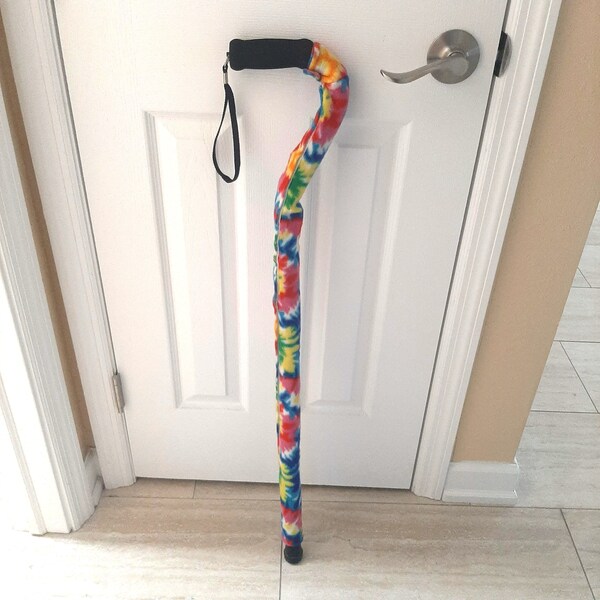 Denim Flower Cane Cover - Etsy