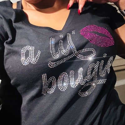 Christmas Light Tree Rhinestone Mega Bling Shirt - Etsy