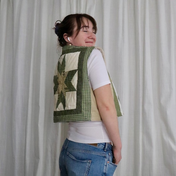 Bilbo Vest | PDF Sewing Pattern | Patchwork, Quilted Waistcoat ...