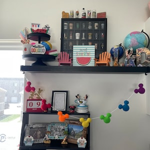 Disney Rainbow Garland, Pastel Mickey Garland, Disney Banner, Colorful ...