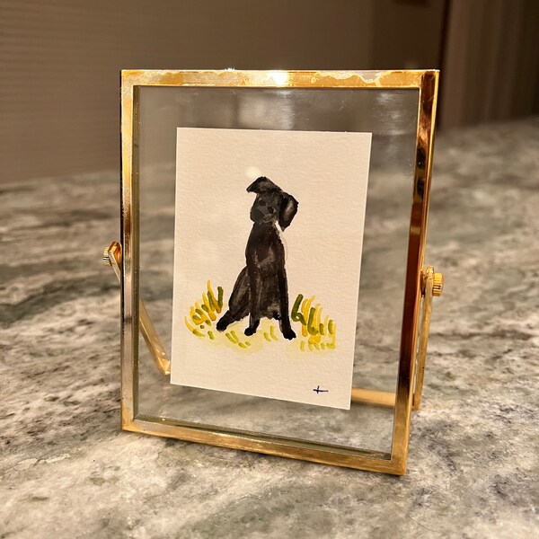 Watercolor Painting Chicken Prints by Jen Star Small Whimsical Art Not ...