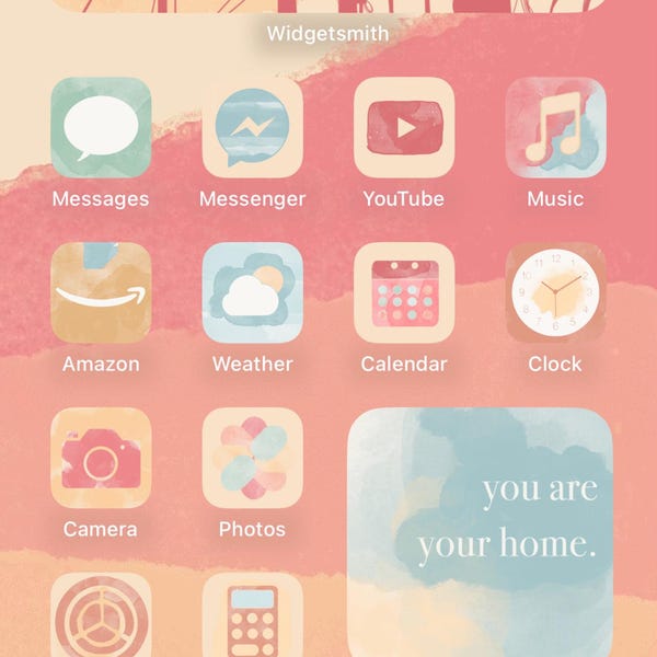 Cute Pastel App Icons Pack , IOS iPad Theme Homescreen, Android Tablet ...