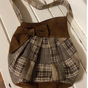 Vintage Bag PDF Sewing Pattern, 1940s Bow Trimmed Bag, Retro Sewing ...