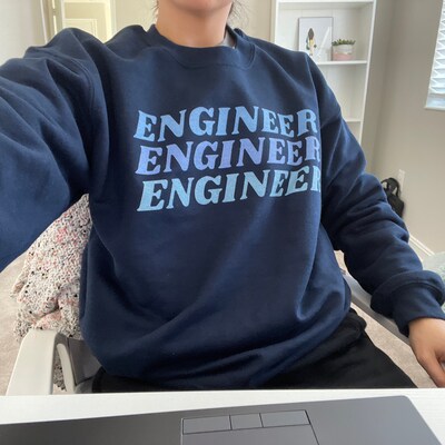 Engineer Sweatshirt Women in Engineering Sweatshirt Female - Etsy